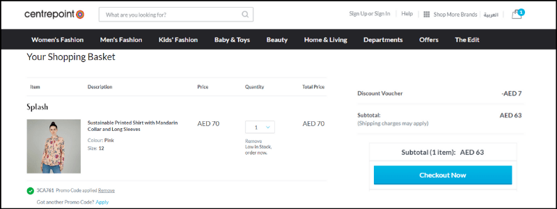 Centrepoint Promo Code: 70% OFF Coupon May 2026