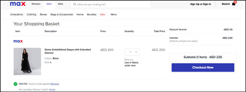 Max Fashion Coupons: 70% OFF Coupon Code Dec 2025